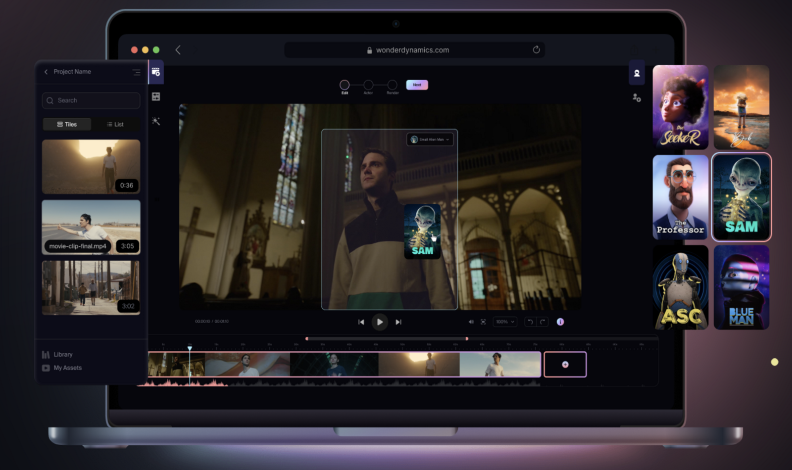 Wonder Studio: CG Integration in Live-Action - Promptified